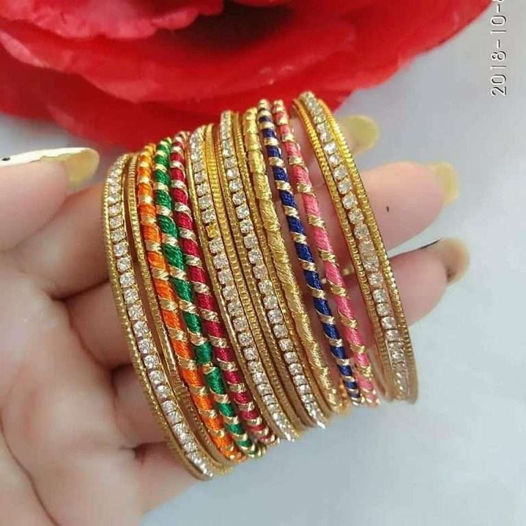 Beautiful bangles set designs - Simple Craft Idea