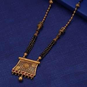 Modern gold mangalsutra design for women - Simple Craft Idea