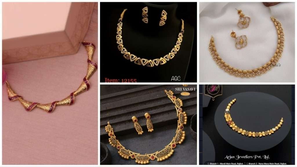 Contemporary gold jewellery design