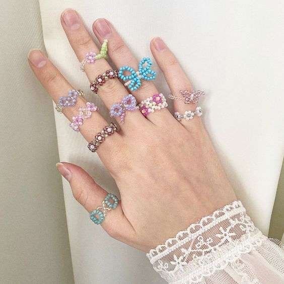 Bead Happy Beaded Ring: Discover Unique 30 Beaded Ring Designs - Simple ...