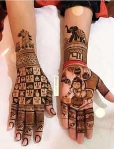15 Krishna Mehandi Designs: Embrace Intricate Artistry - Simple Craft Idea