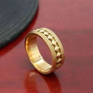 18 Gold Tungsten Ring: Durable Elegance and Style