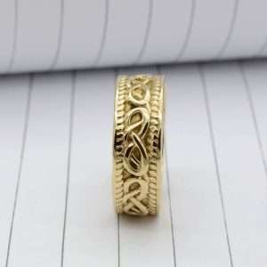 18 Gold Tungsten Ring: Durable Elegance and Style